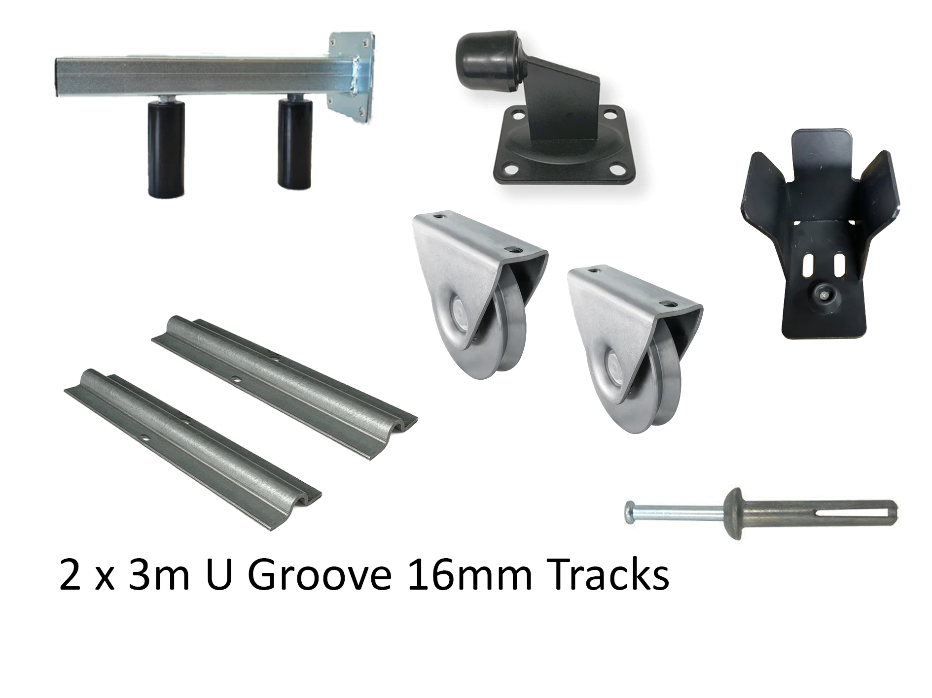 Sliding Gate Hardware Kit U Groove | Beninca Gate Automation