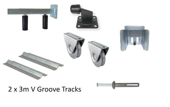 Sliding Gate Hardware Kit V Groove | Beninca Gate Automation