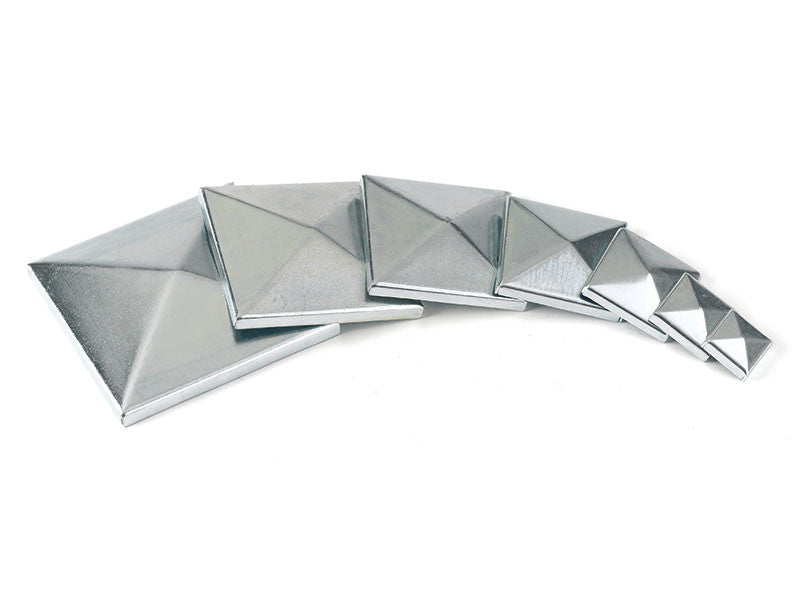 Square Galvanized Post Cap 40mm x 40mm | Beninca Gate Automation