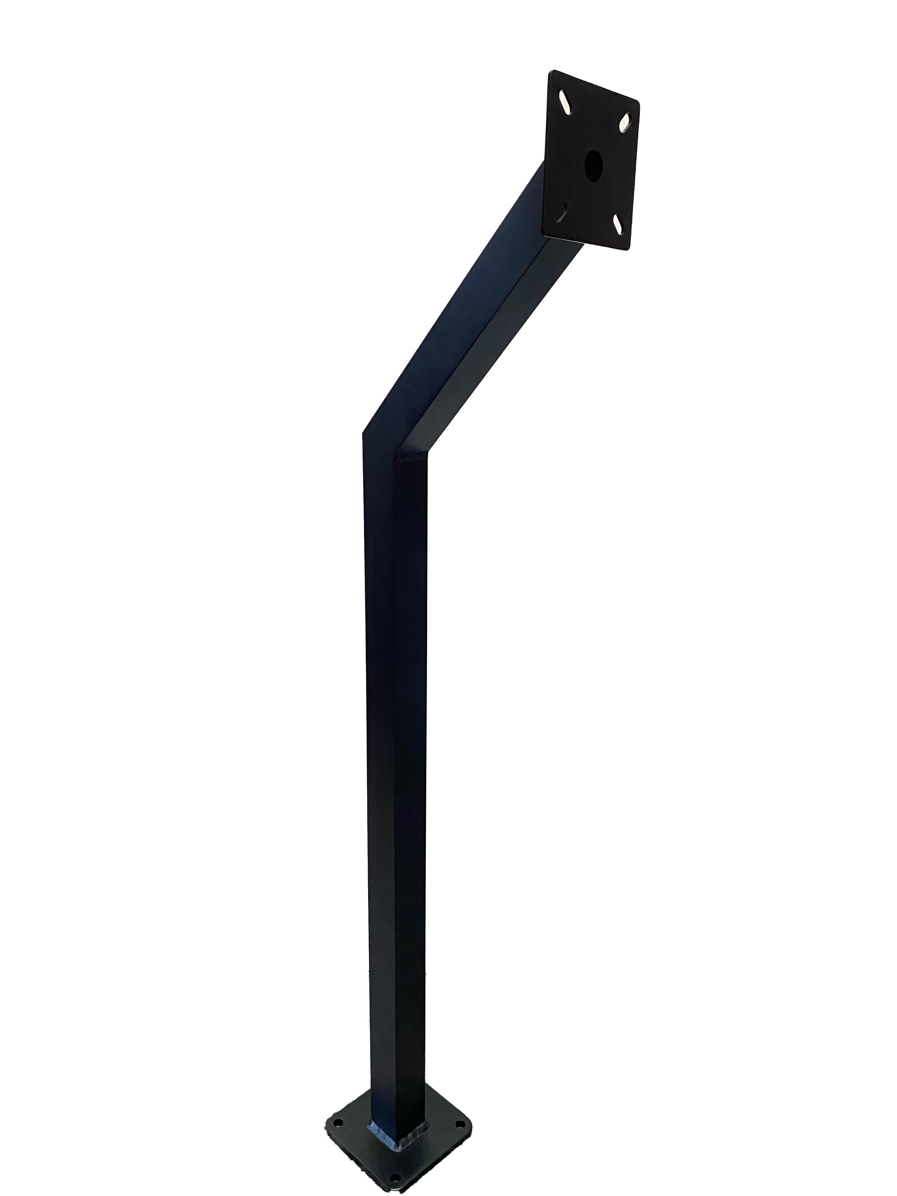 Single Gooseneck Aluminum Pedestal | Beninca Gate Automation